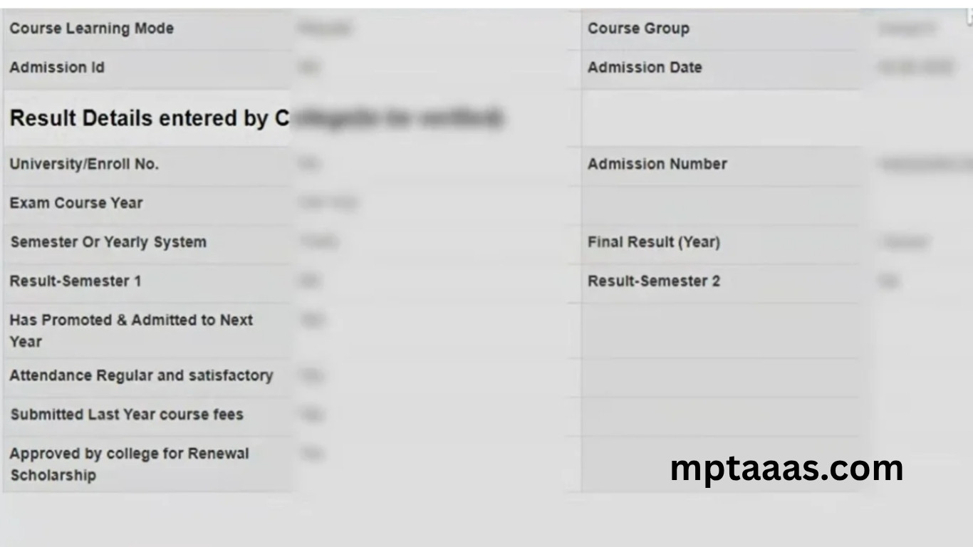 MPTAAS Scholarship Login Portal Guide , Registration Guide